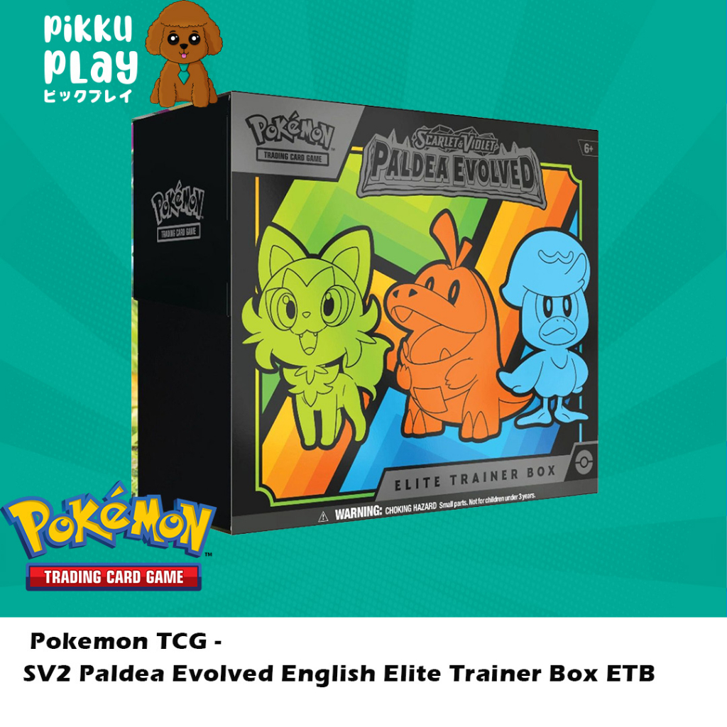 Pokemon TCG SV2 Paldea Evolved English Elite Trainer Box ETB Brand New ...