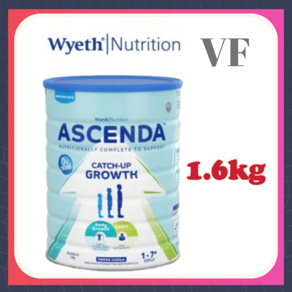 ASCENDA Catch-Up Growth Formula Milk 1-7 Years Old 1.6kg / 600g / 600g ...
