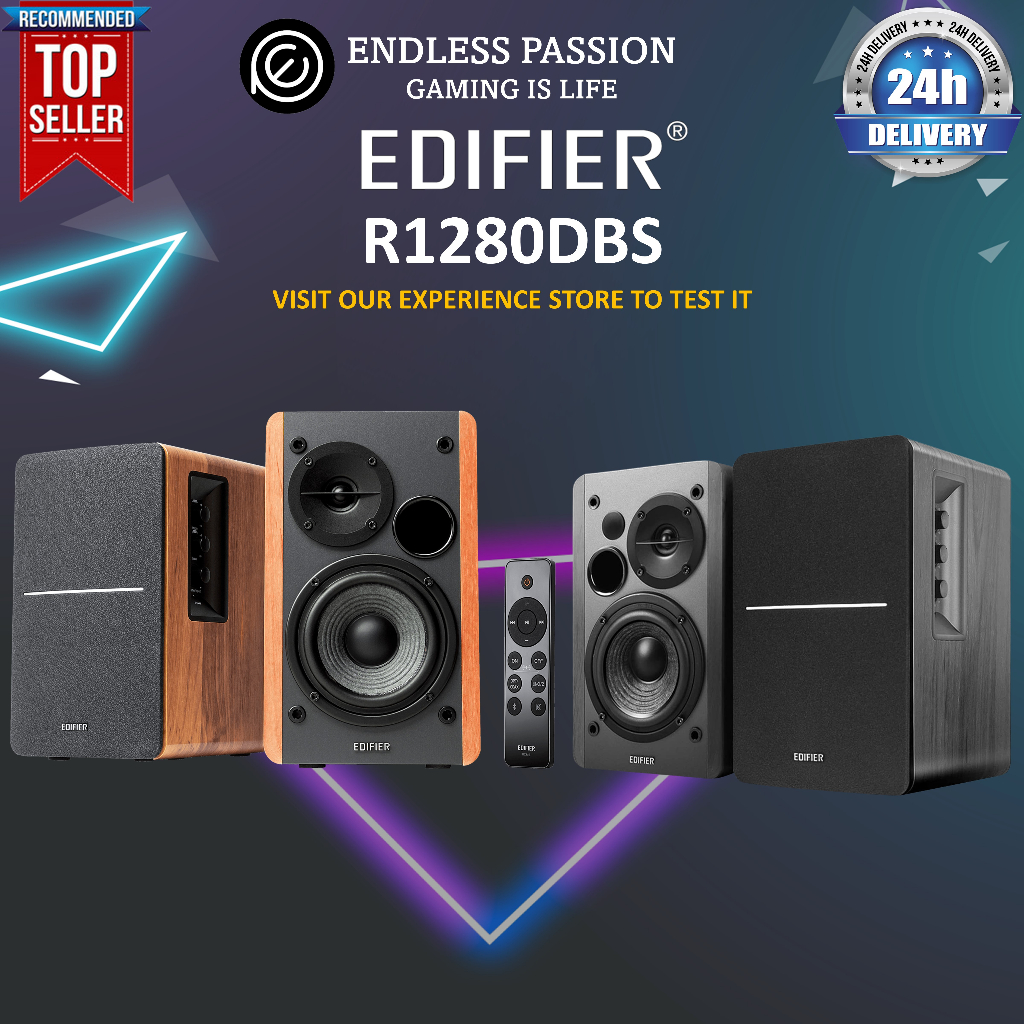 EDIFIER R1280DBS Bluetooth Bookshelf Speakers | Shopee Singapore