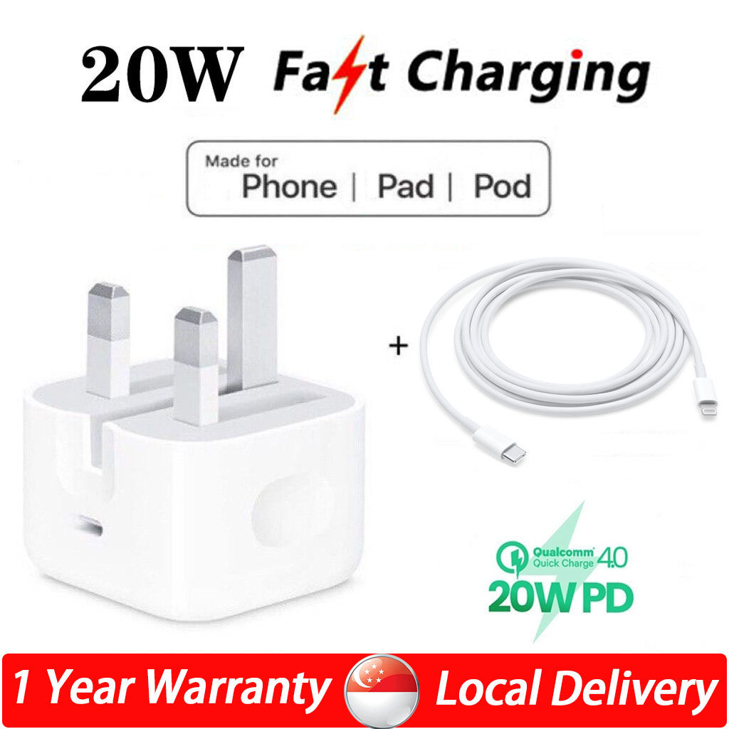 20W PD Power Adapter【READY SG STOCK】Tpye-C Fast Charger USB C Quick ...