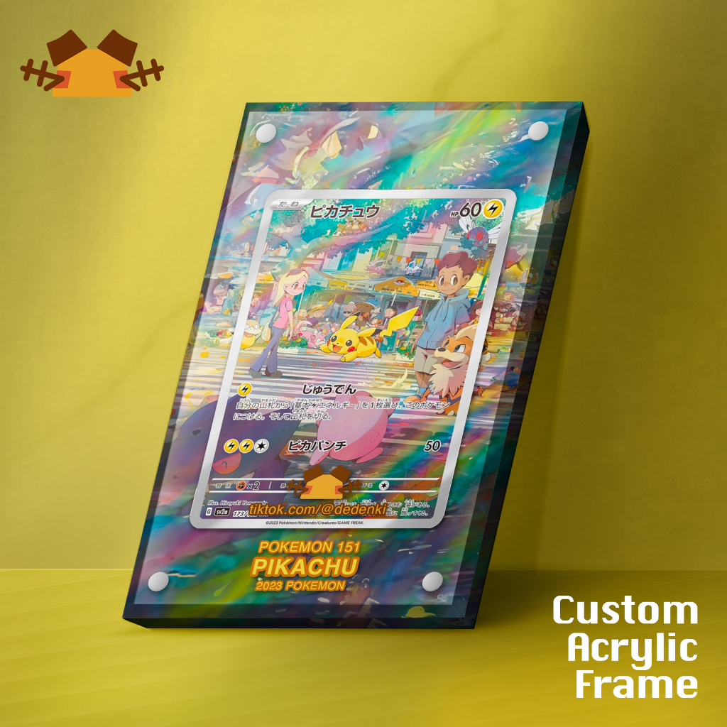 Pikachu 151 AR Custom Acrylic Frame | Shopee Singapore