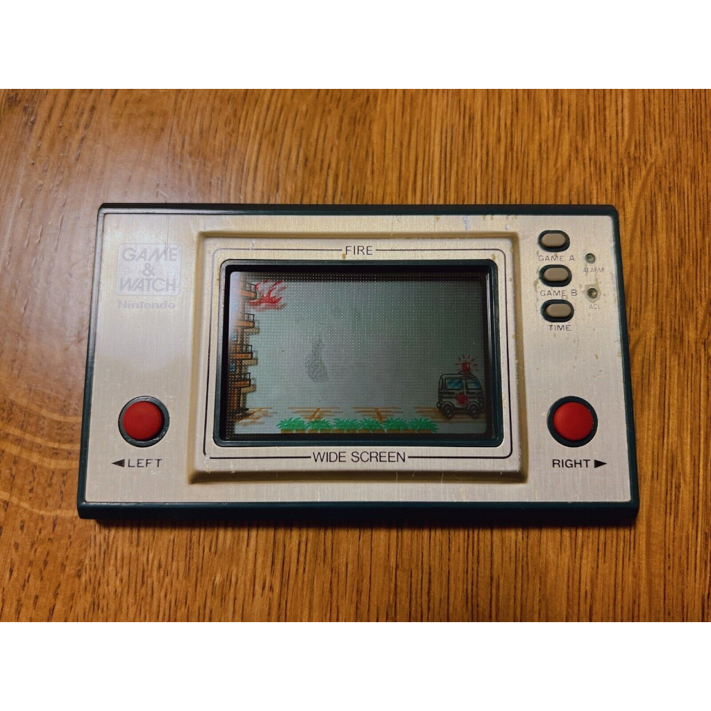 NINTENDO GAME AND & and WATCH Fire Wide Screen 1981 Direct From Japan ...
