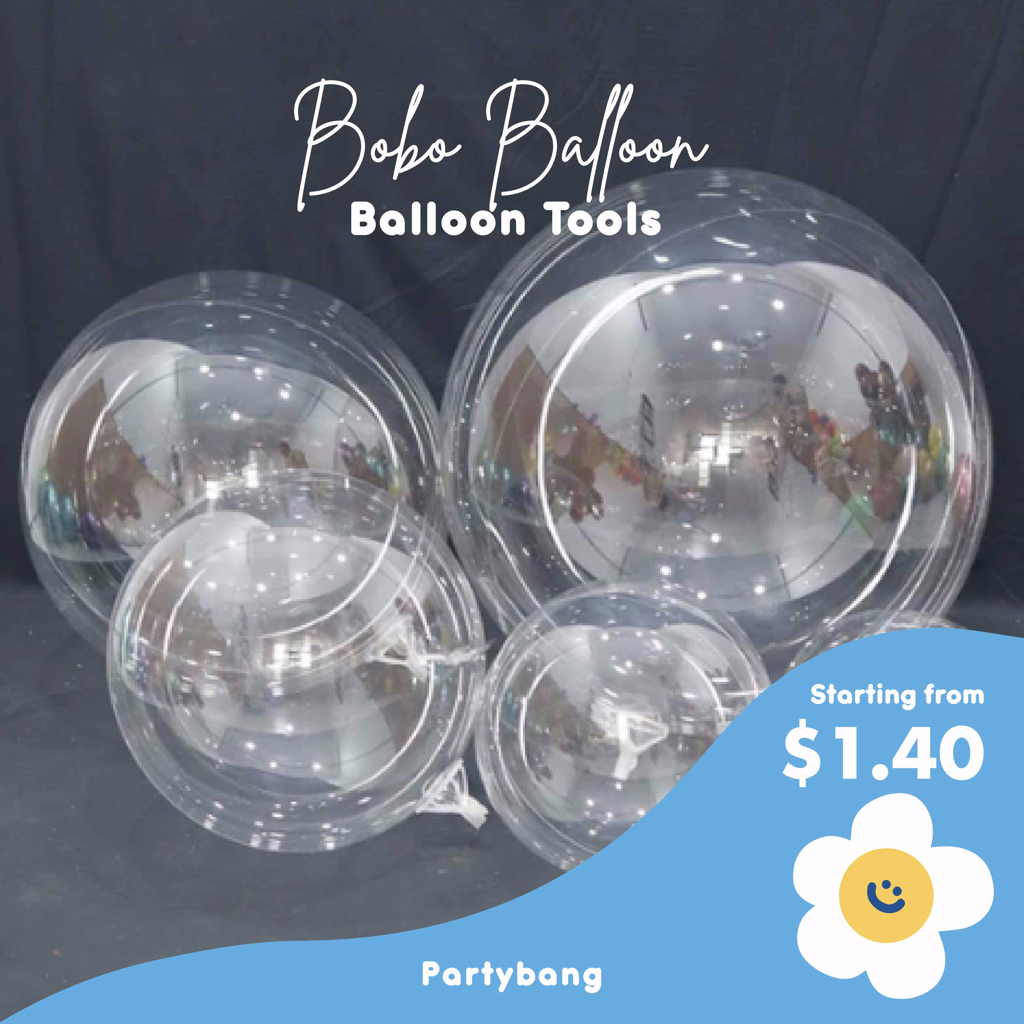 🇸🇬🚚 [SG Ready Stock] Bobo Balloon Bubble Clear Bobo Balloons 12 18 ...