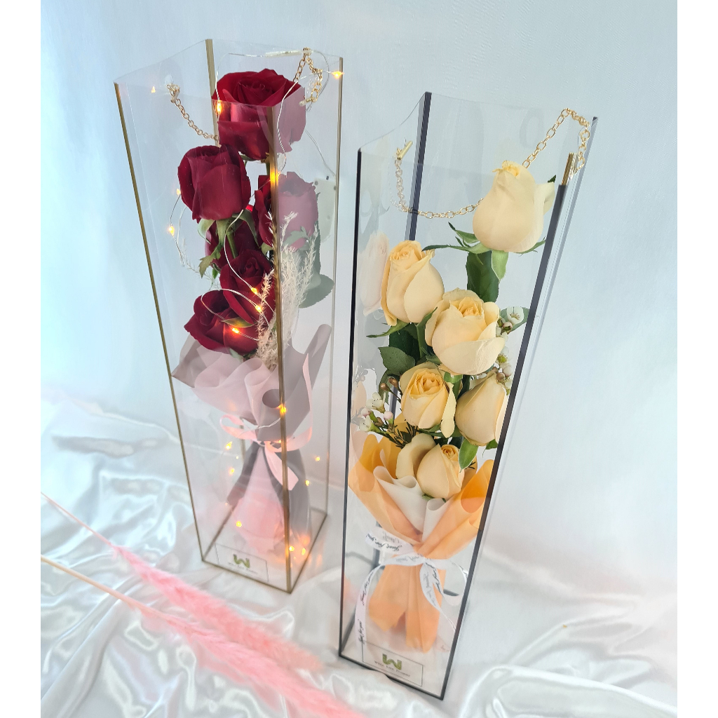 FREE DELIVERY | Deep Inside My Heart | Rose Flower Box | Flower Bouquet ...