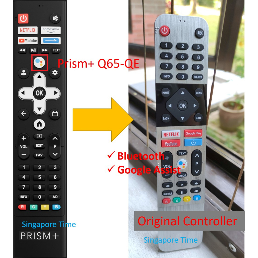 New replacement for PRISM+ TV QE Remote Control Original Brand New ...