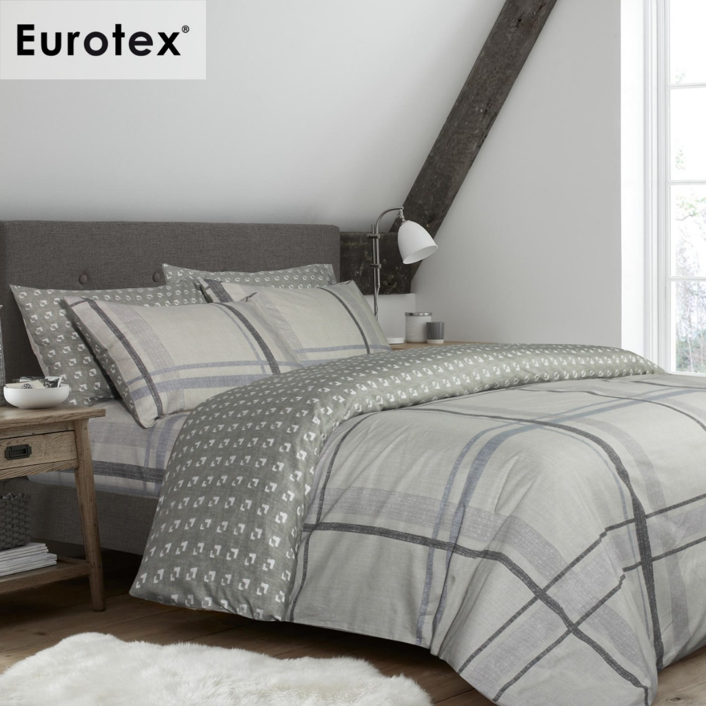Eurotex Loft Living, 1000 Thread Count 100% Cotton, Fitted Bedsheet Set ...