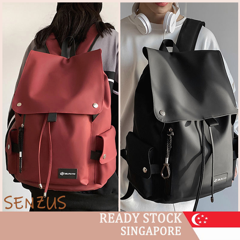 [SG SELLER] Student backpacks school bag waterproof Male/female travel ...