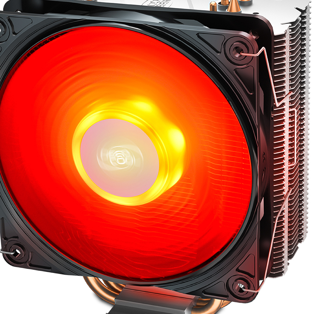 DEEPCOOL Gammaxx 400 V2 Red, 6 x 6mm Heatpipe CPU Cooler, 180W TDP (FOC ...