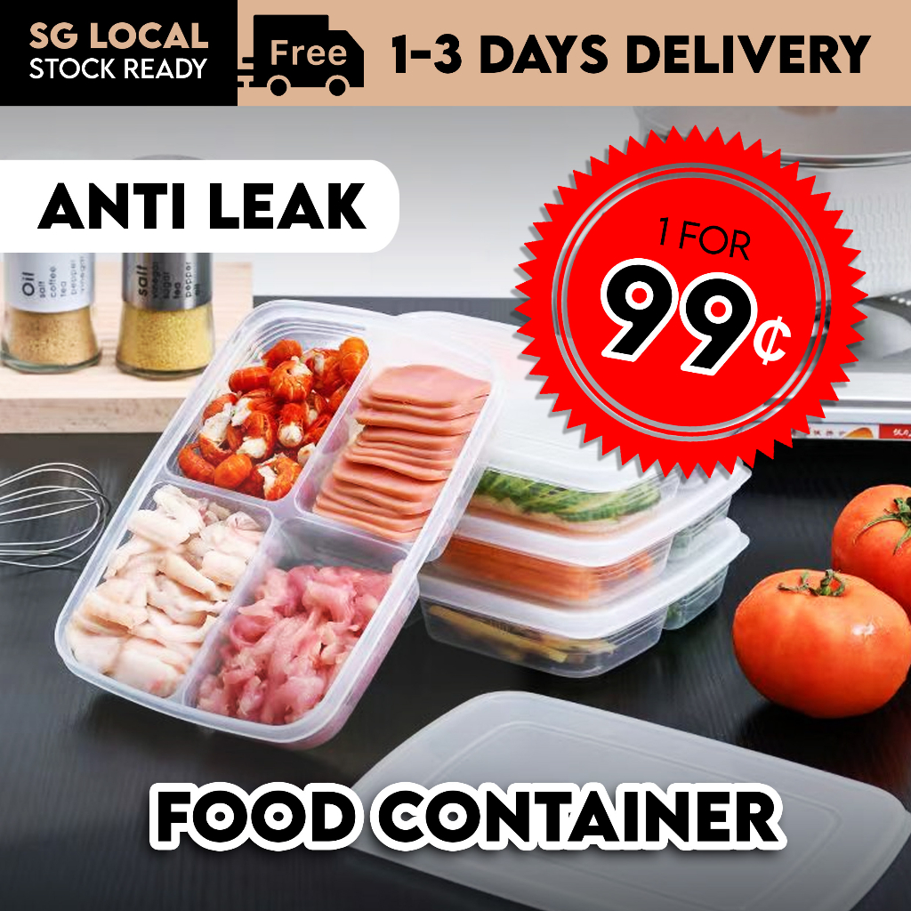 [ SG STOCK ] Food Compact Container Stackable Freezer Organizer for ...