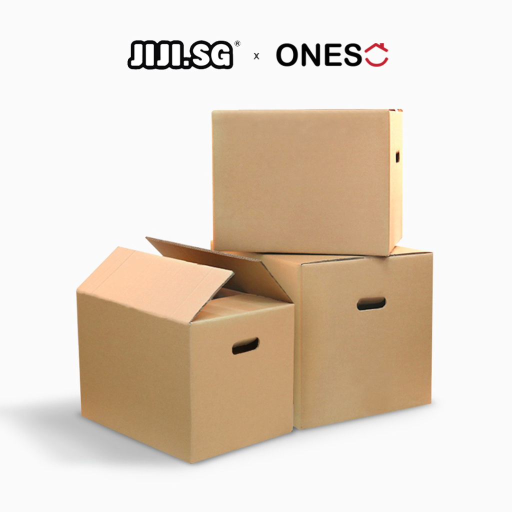 (JIJI.SG x ONES) MOVING Carton Box - 4 sizes / Packing Box / Cardboard ...