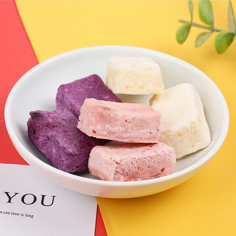 Freeze dried Yoghurt 100g-200g-500g cubes snacks healthy food for all ...