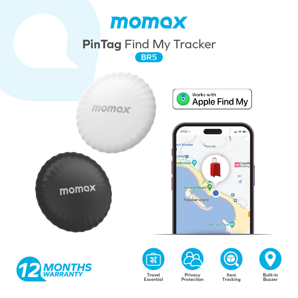 Momax BR5 PINTAG Find My Tracker | Shopee Singapore