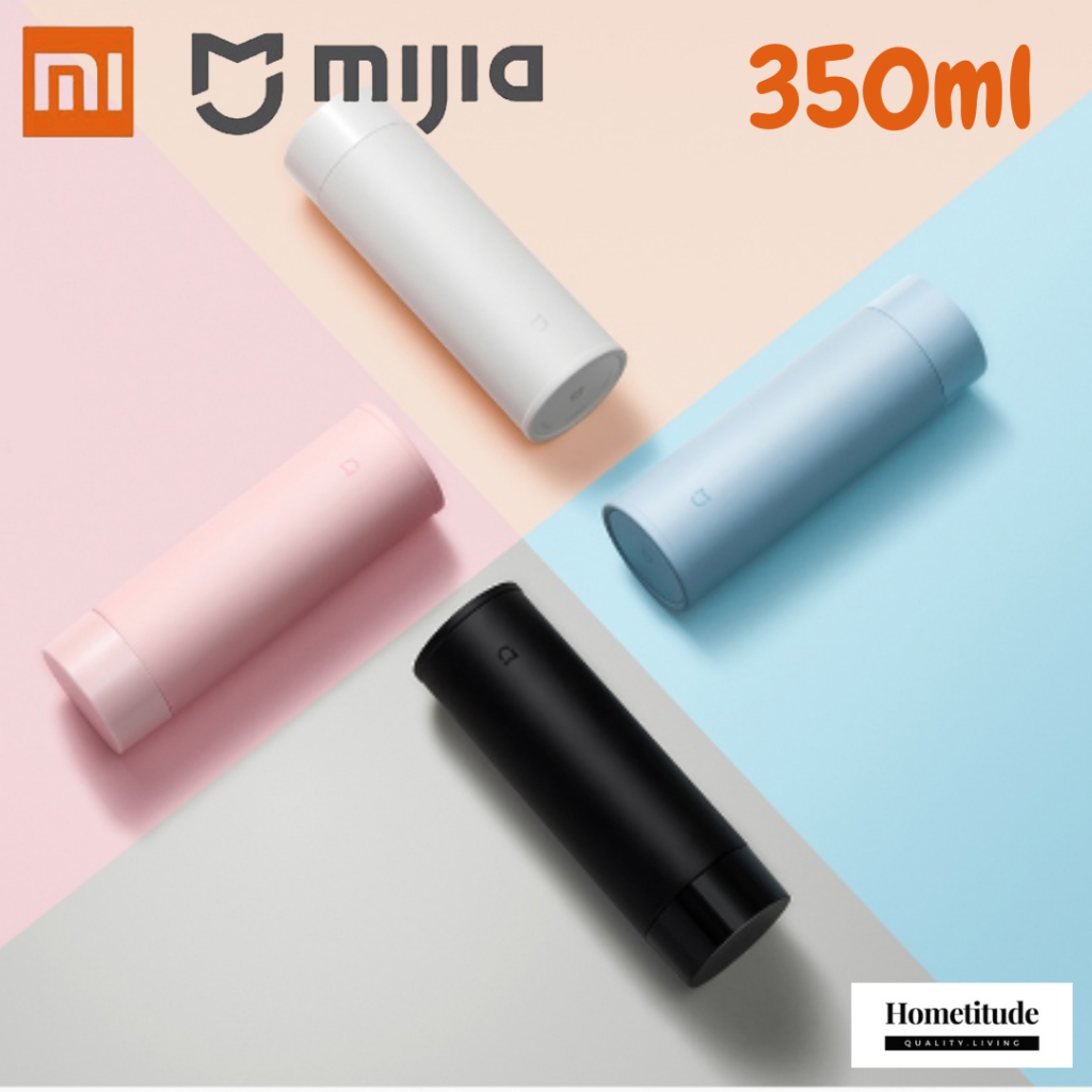 XIAOMI Mijia Portable Mini Thermos Cup 350ml Stainless Steel Vacuum Thermos Flask Bottle ...