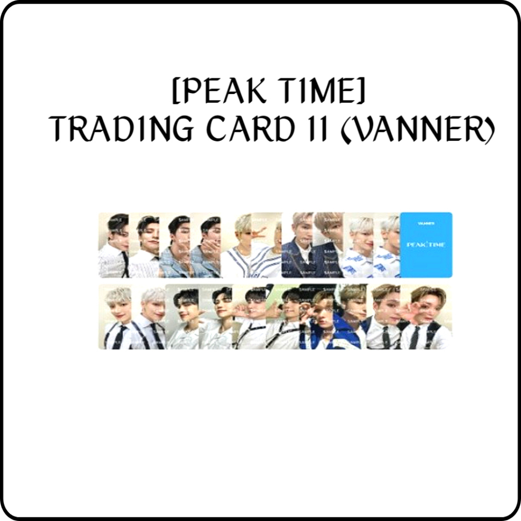[PEAK TIME] TRADING CARD II (VANNER) | Shopee Singapore