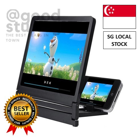 [SG FREE 🚚] Portable Mobile Phone Screen 3D Magnifier Folding HD ...