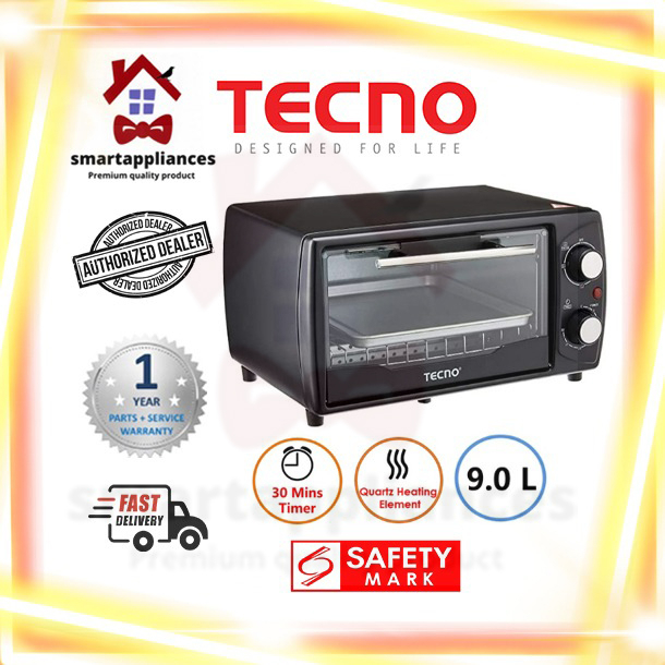 Tecno TOT9003 (9L) Electric Table Top Toaster Oven | Shopee Singapore