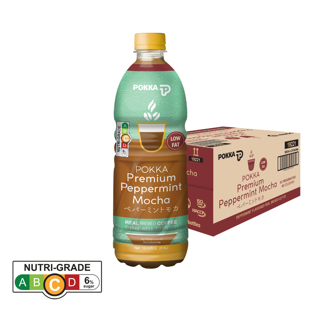 [1 Carton] Pokka Premium Peppermint Mocha (24x500ml) | Shopee Singapore