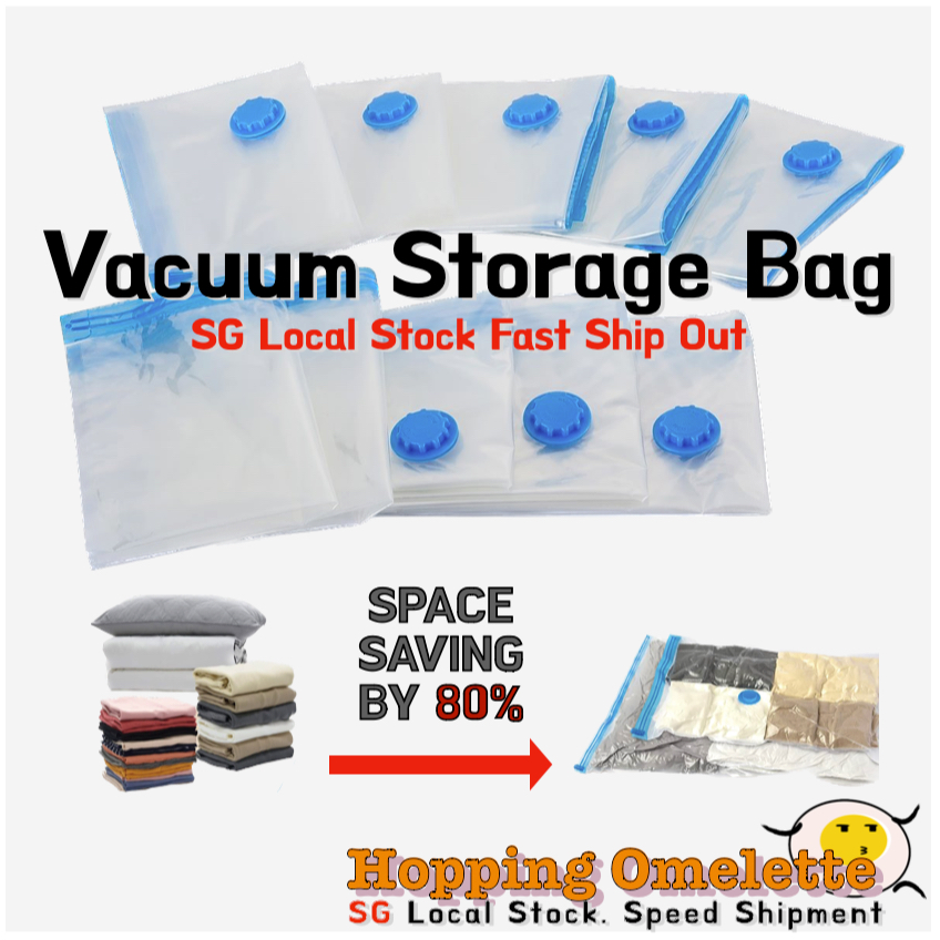 [SG stock] High Quality Vacuum Storage Bag, Travel Vacuum Storage Bag ...