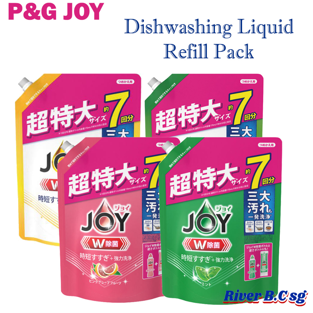 P&G Joy Concentrate Dishwashing Liquid Bottle & Refill Sale - Japan Market Version ! | Shopee ...