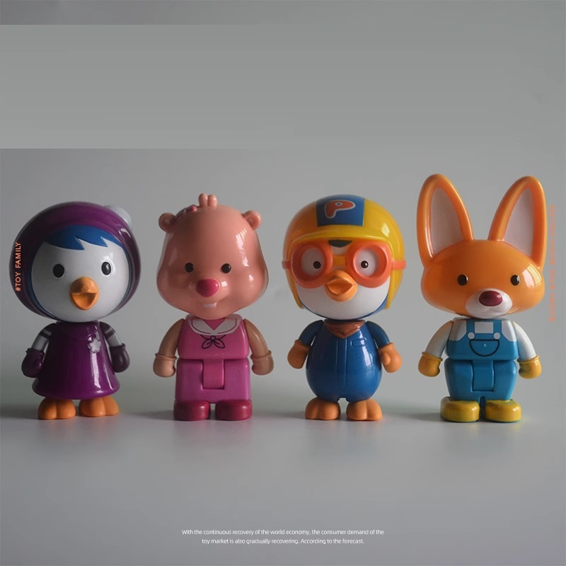 Pororo Figurines / Cake Toppers (4 Pcs A Set) | Shopee Singapore