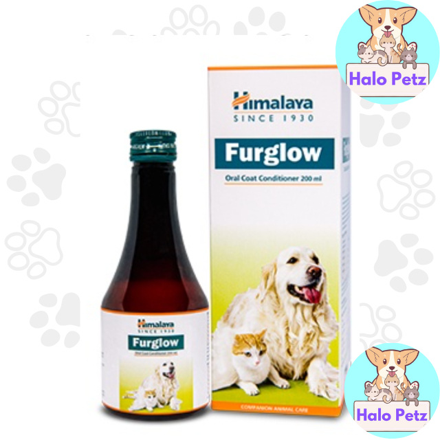 Himalaya Supplement Furglow Liquid (Skin & Coat) 200ml for cats and ...