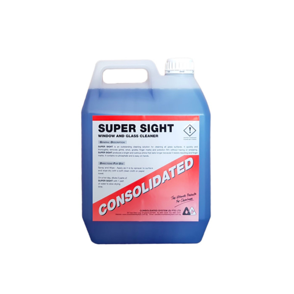 CONSOLIDATED Super Sight Glass and Window Cleaner 5L | Shopee Singapore