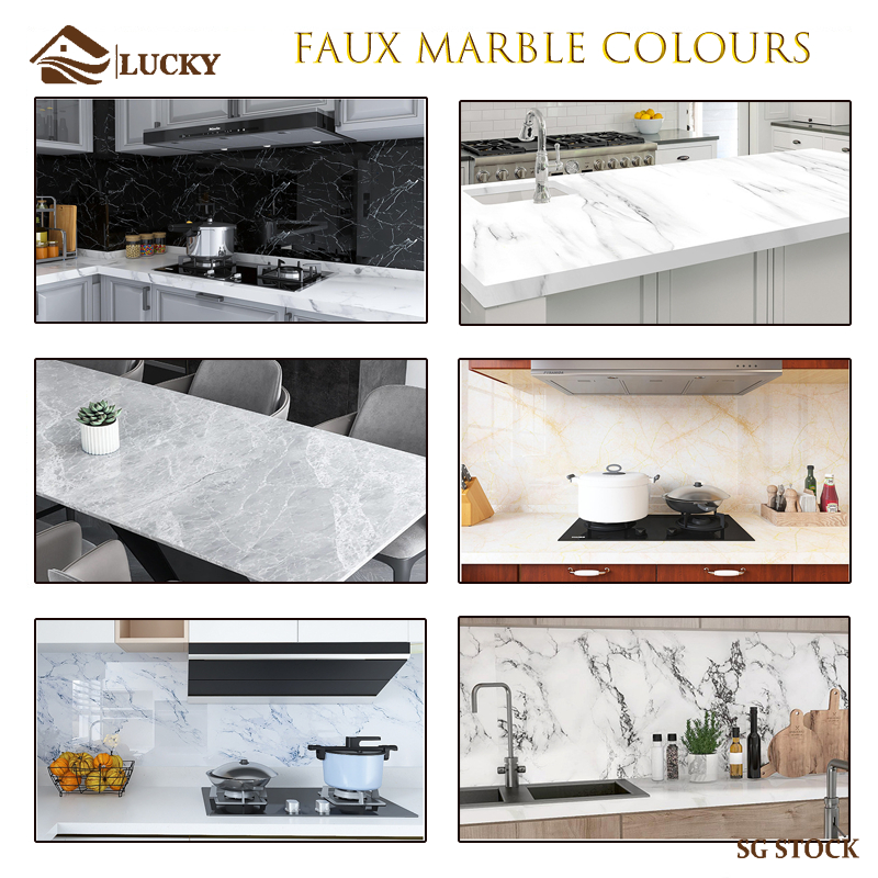 Kitchen wallpaper Waterproof wallpaper Oil-proof wallpaper Cabinet ...