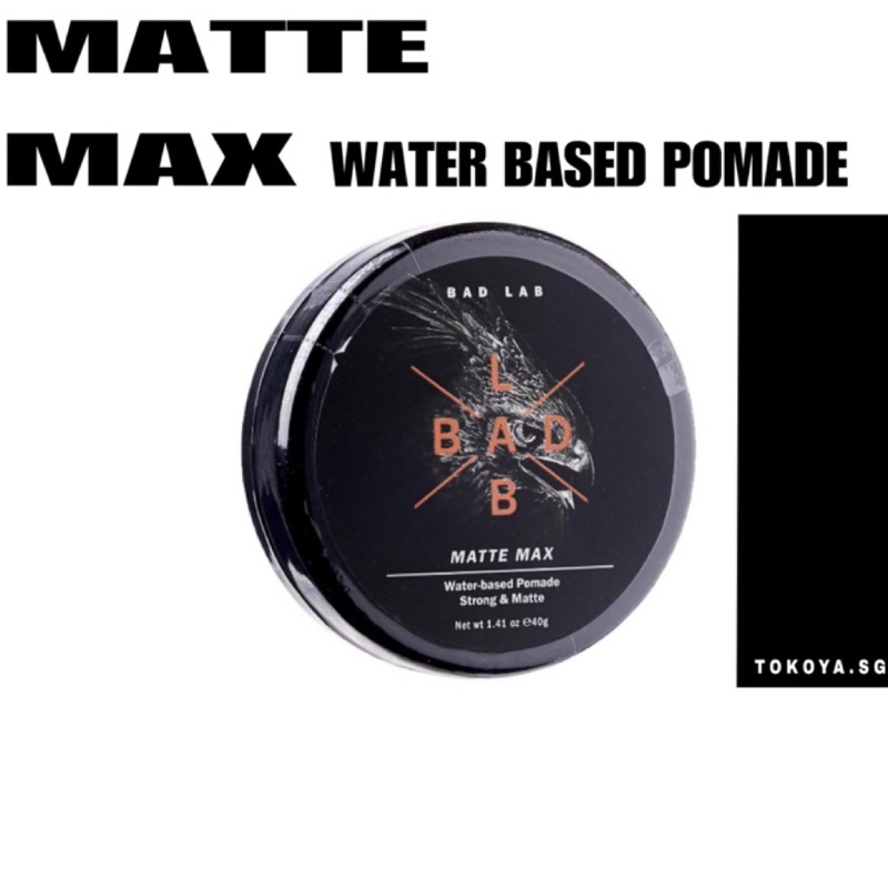 Bad Lab Matte Max / Water Based Pomade (80g) | Shopee Singapore