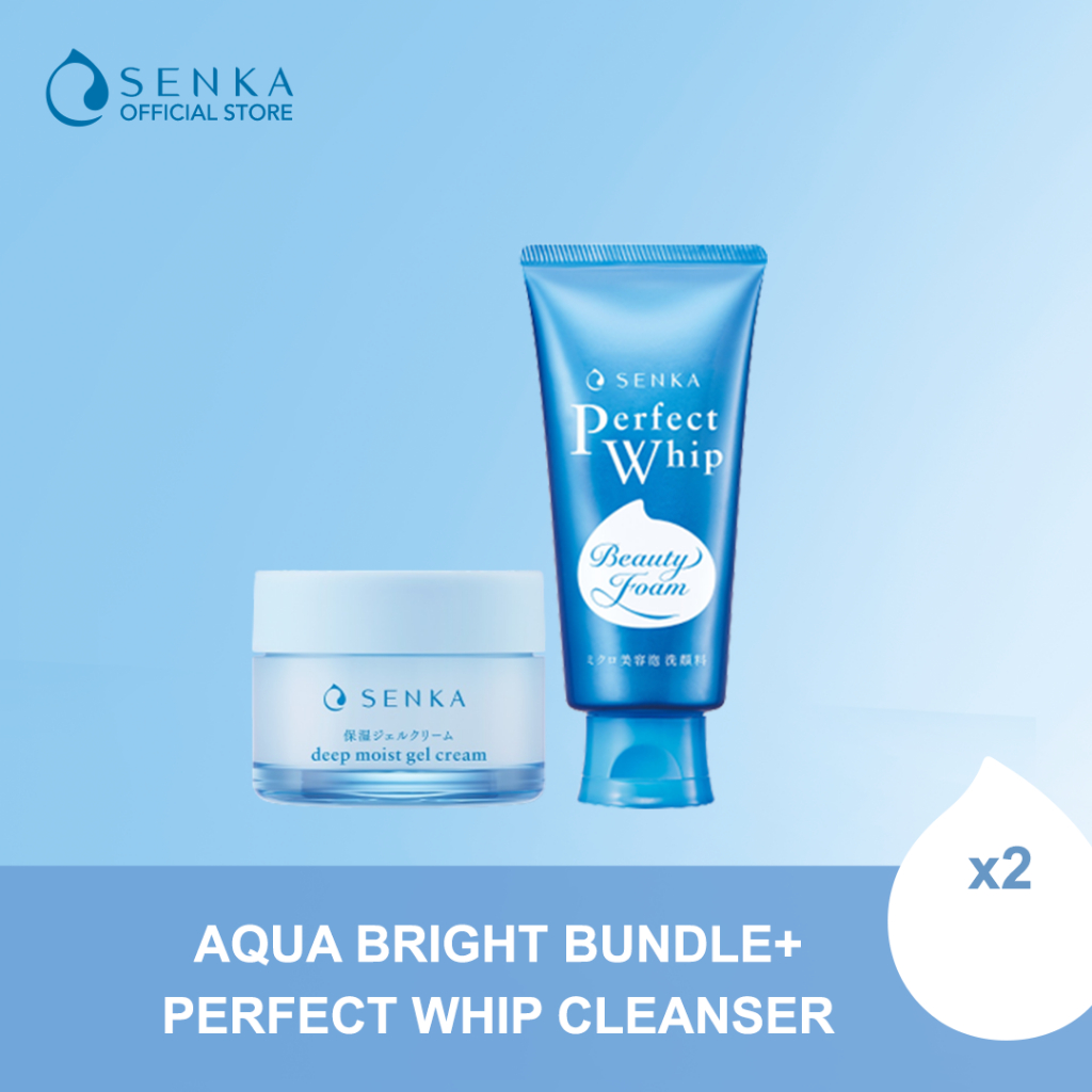 Senka Hydration Bundle ( Deep Moist Gel Cream 50g + Perfect Whip ...