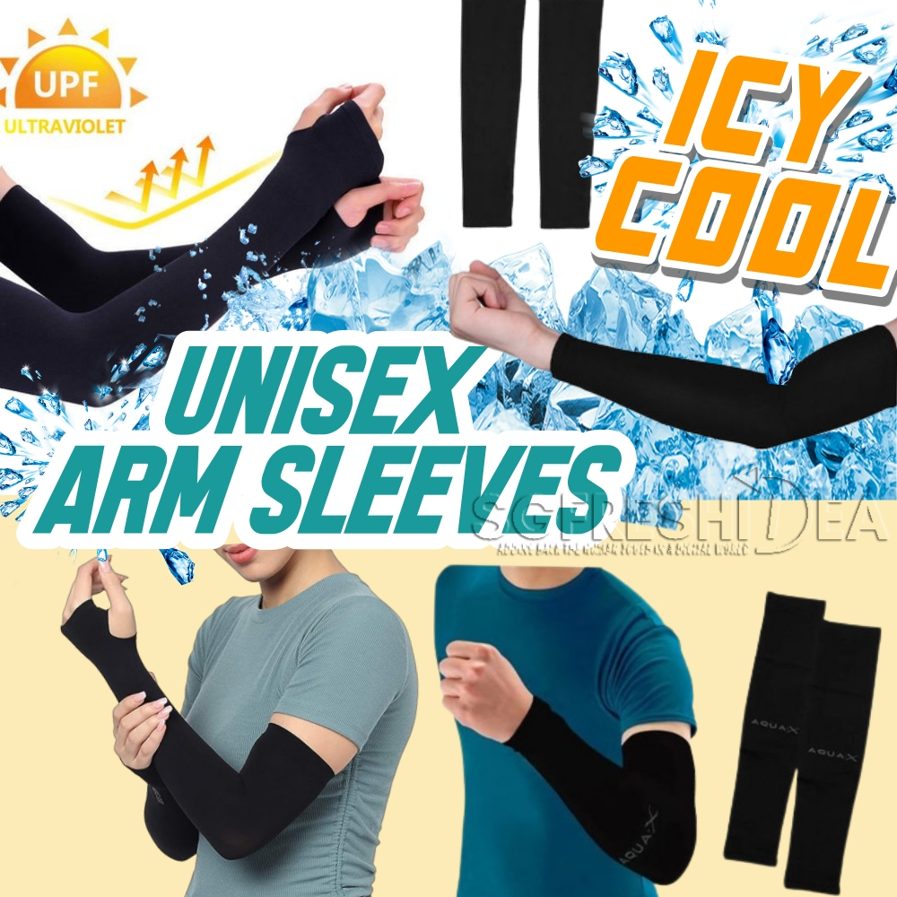 (9.9 MEGA SALE) Unisex Icy Cool Arm Sleeves Handsock UV Sleeve Sun ...