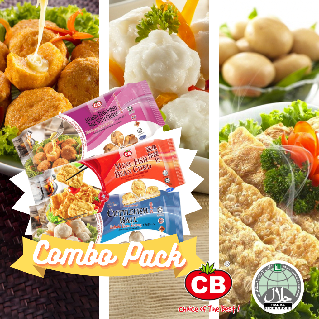 [CB] 175g Salmon Ball with Cheese / 160g Cuttlefish Ball / 120g Mini ...
