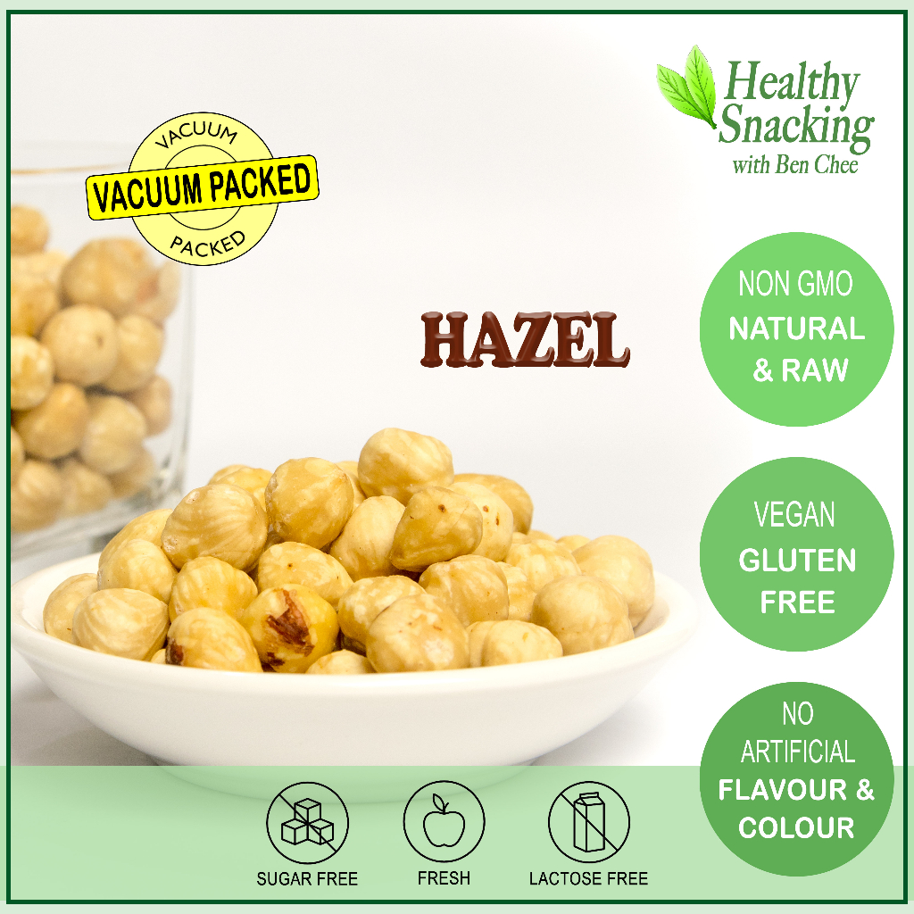 NON-GMO, (VACUUM PACKED), RAW Premium Hazel nuts, Turkey, 500g/1kg ...