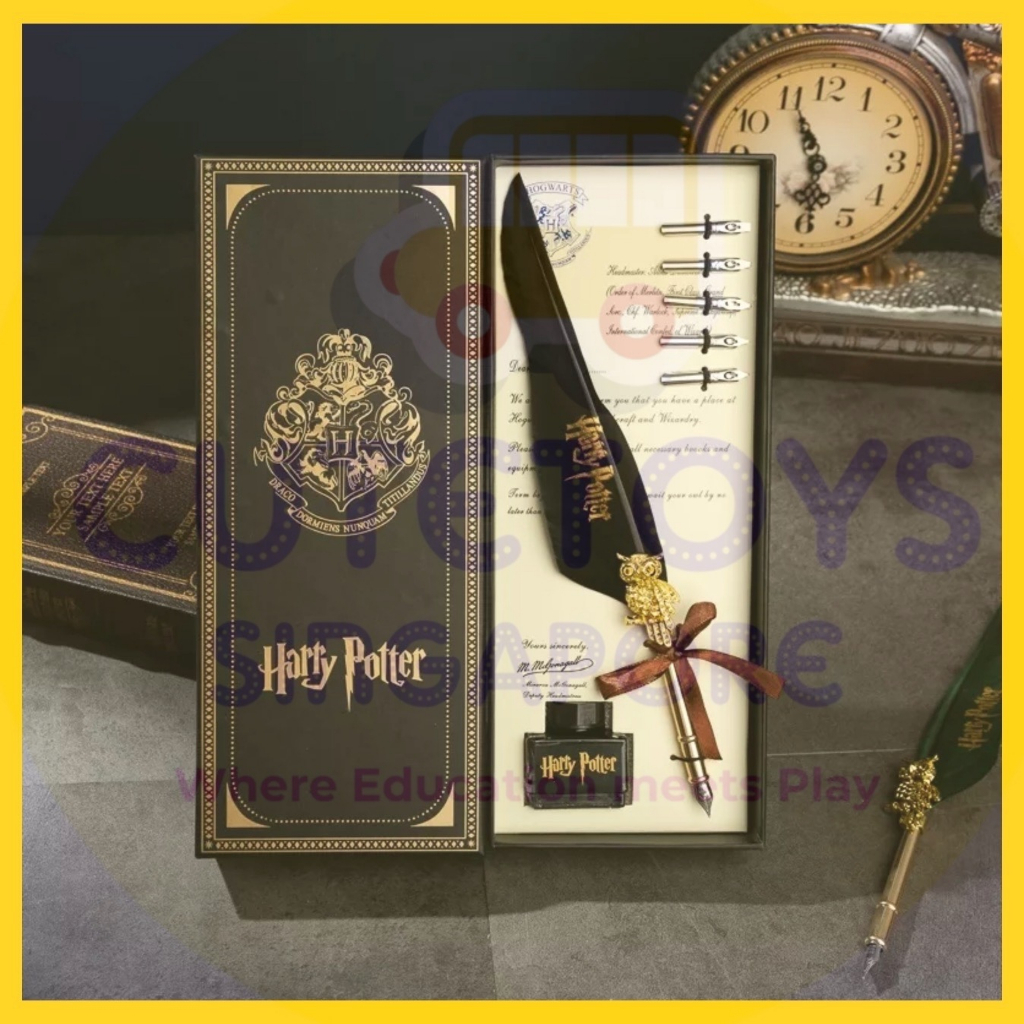 [SG Stocks] Harry Potter Magic Academy Feather Dip Pen Set with Gift ...