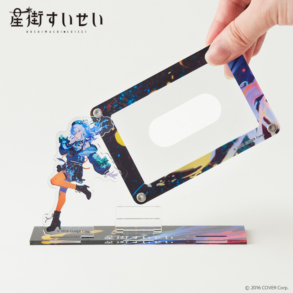 Hoshimachi Suisei Card Stand with Acrylic Stand Hololive Doujin ...