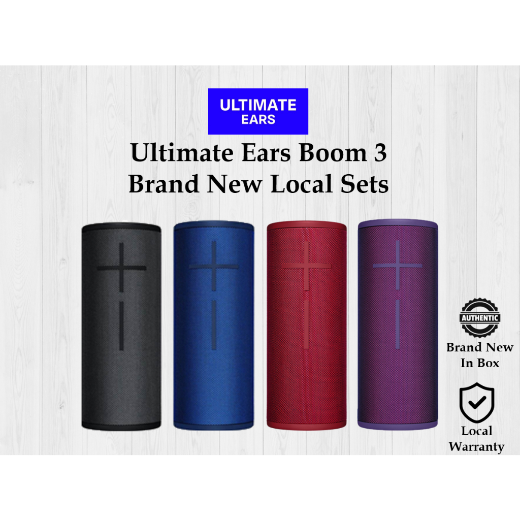 Ultimate Ears Boom 3 Bluetooth Speakers with Local Warranty | Shopee ...