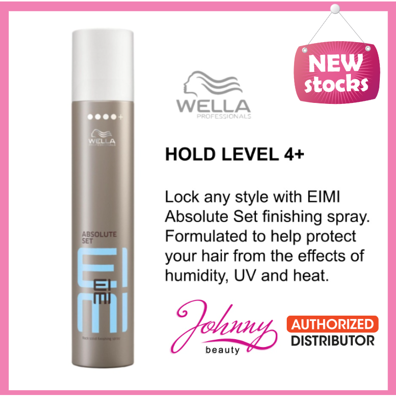 Wella EIMI Absolute Set - Finishing Spray for Ultra Strong Hold - 300ml ...