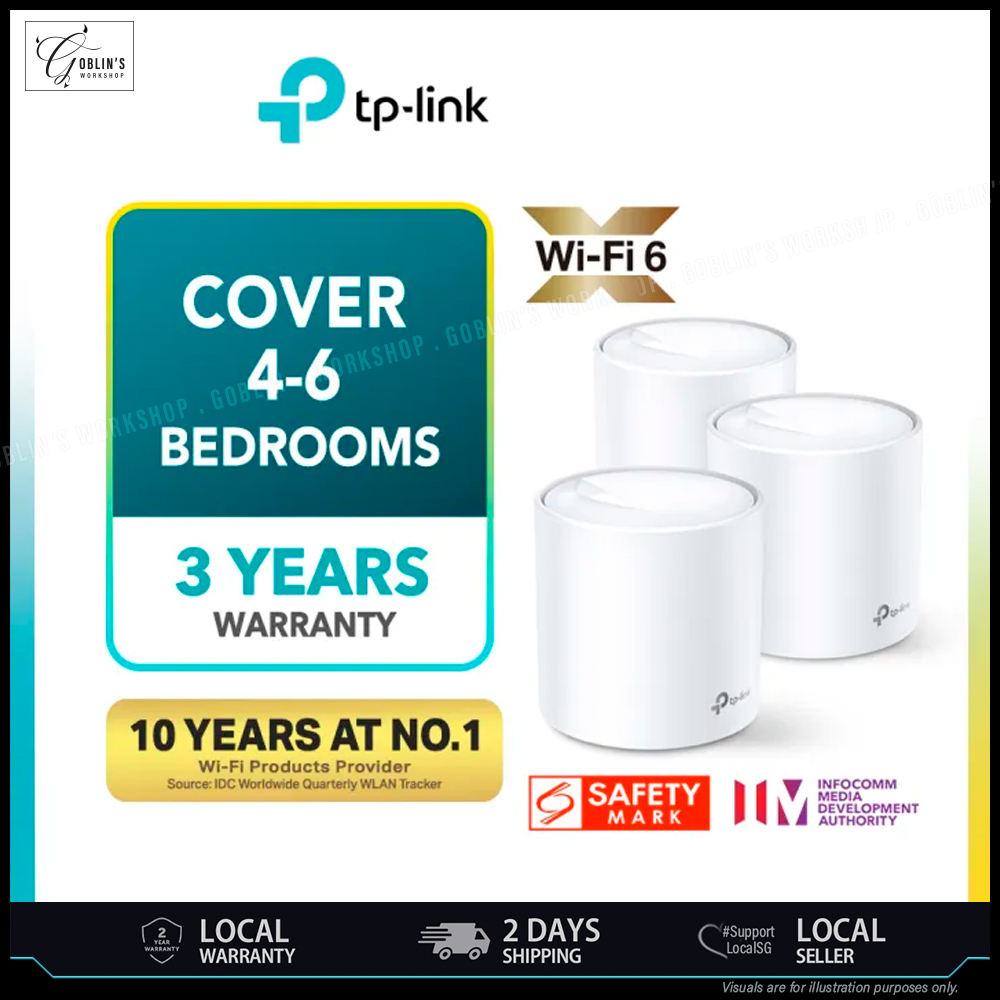 TP-LINK Deco X20 AX1800 Dual Band Gigabit OFDMA MU-MIMO WiFi 6 Mesh ...