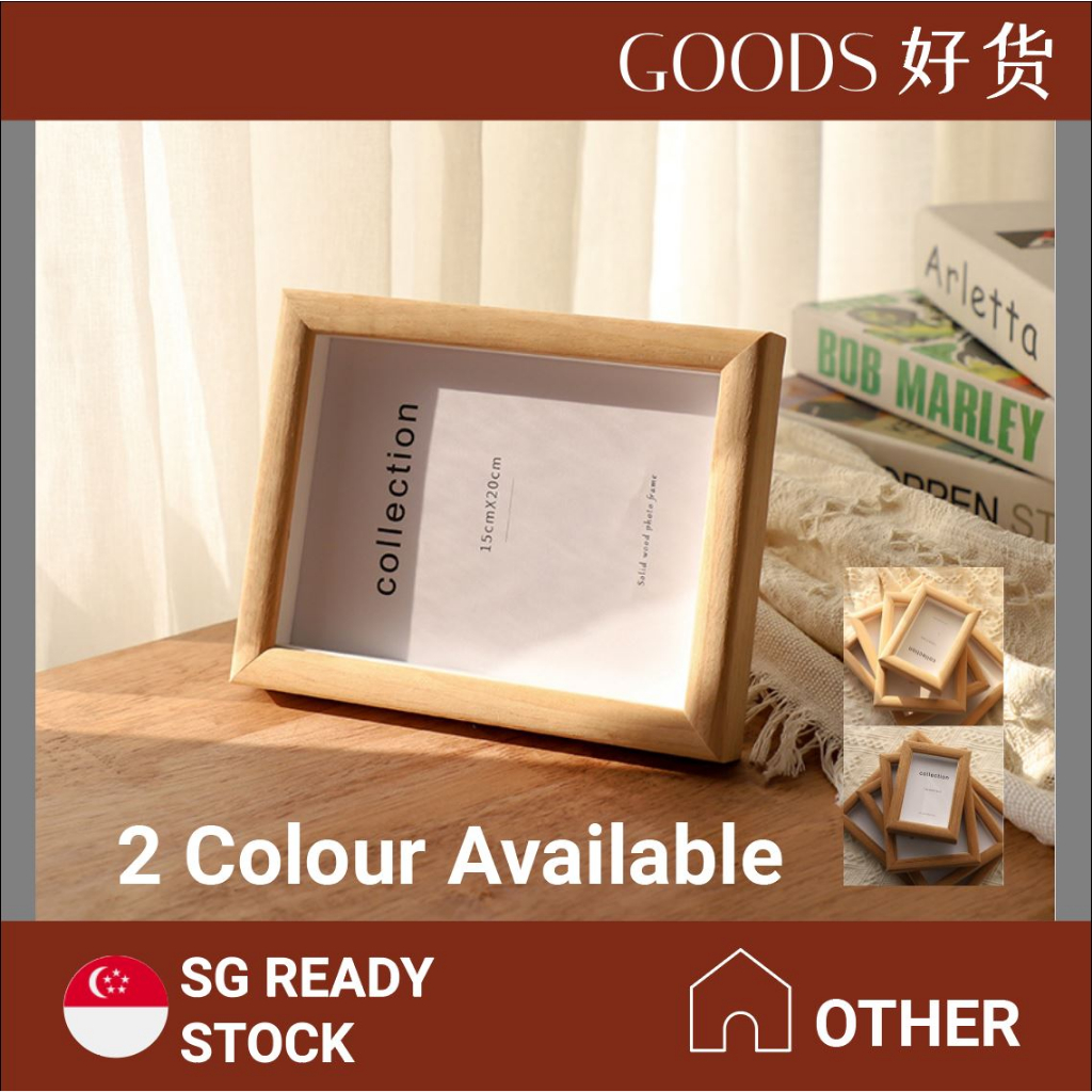 Solid Wooden Photo Picture Frame - Wall Art Poster Certificate Frame ...