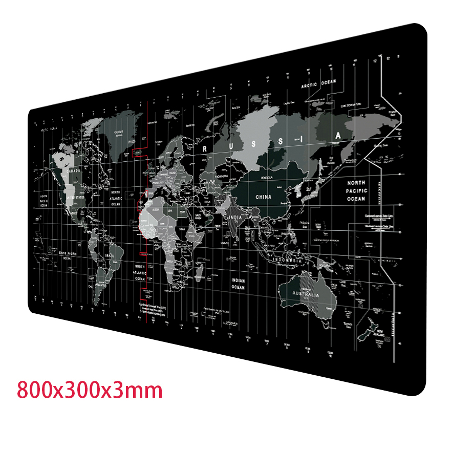 [SG Seller] Premium Non-Slip World Map Gaming Mouse Pad Mouse Mat ...