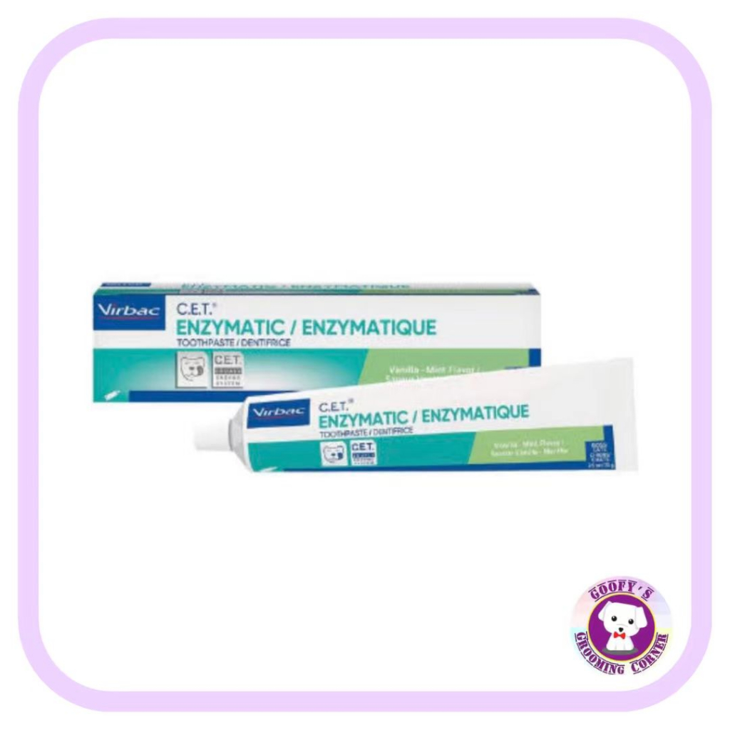 Virbac C.E.T. Enzymatic Dog Toothpaste - 70g [Vanilla Mint] | Shopee ...