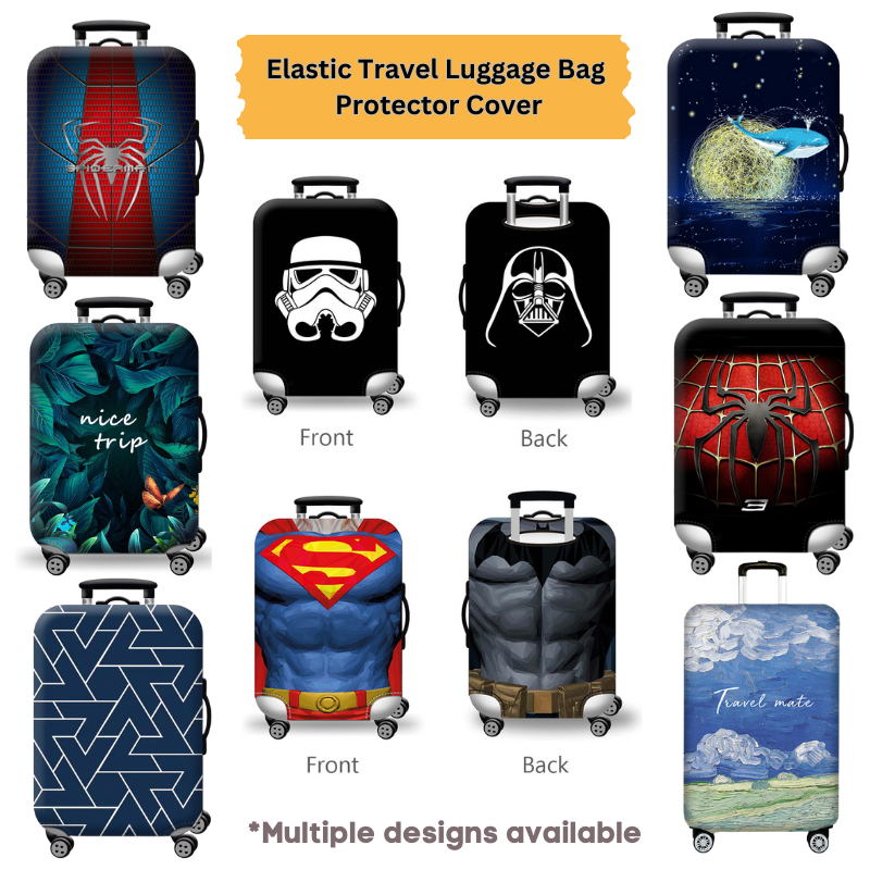 [Part 5] *Multi Designs Elastic Travel Luggage Bag Protector Cover ...