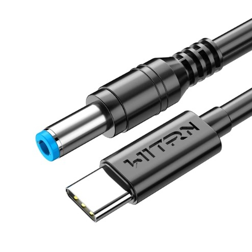 USB C Type C to AC DC Cable 9V 20V 5.5x2.5mm for Wireless Router Laptop ...