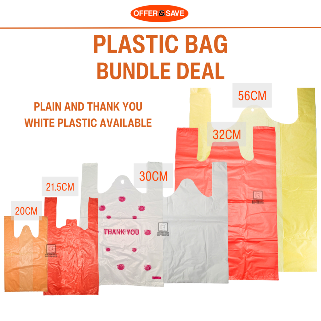 ONS Plastic Bag BBQ Bag Plastics Bag Groceries Bag | Shopee Singapore