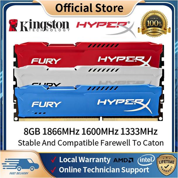 [Local seller]Kingston HyperX FURY 4GB 8GB DDR3 1600Mhz 1866Mhz 240Pin DIMM RAM Desktop Memory ...