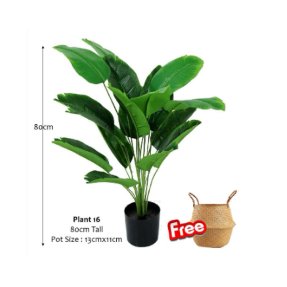 [SG STOCK] Large Artificial Plant Fake Plants Tree Plant Banana Tree ...