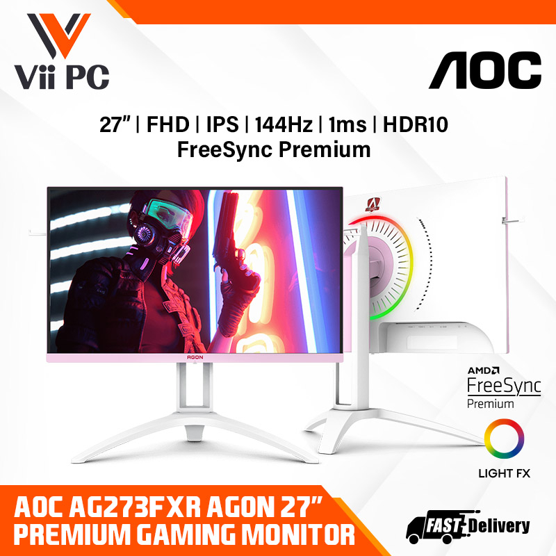 AOC AG273FXR AGON III 27" IPS 144HZ 1MS HDR10 FHD Premium Gaming ...