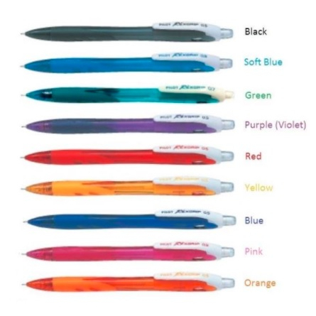 Pilot Rexgrip Mechanical Pencil (0.5mm/ 0.7mm) | Shopee Singapore