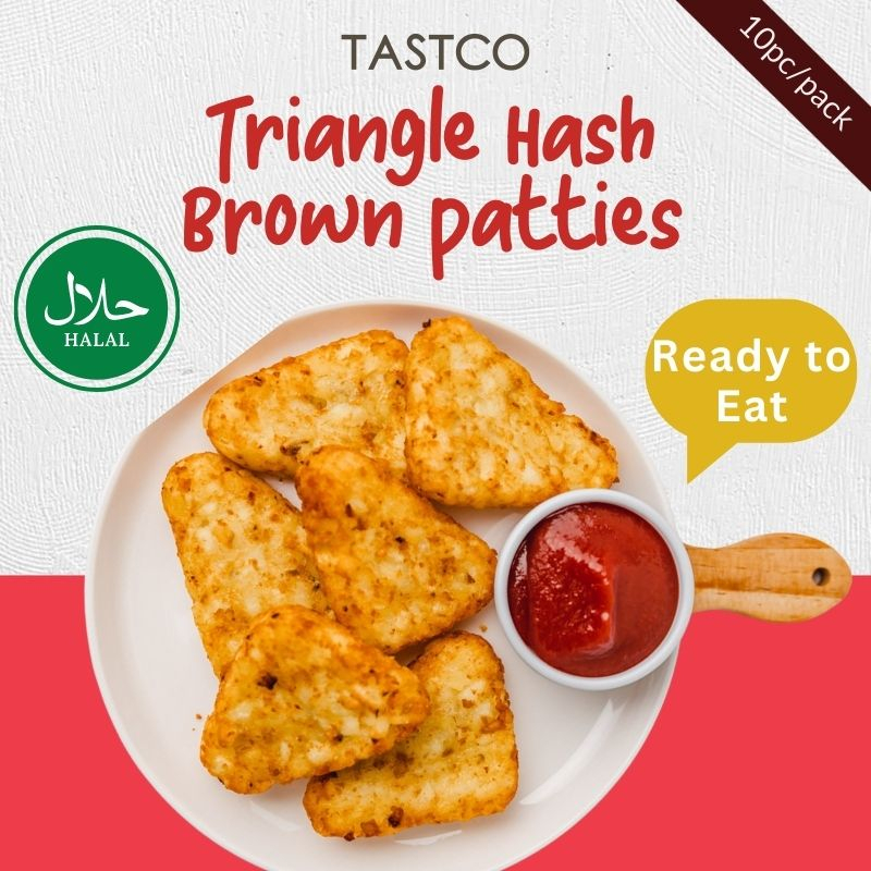 [Tastco Mart] Triangle Hash Brown Patties - 10pcs/pack | Shopee Singapore