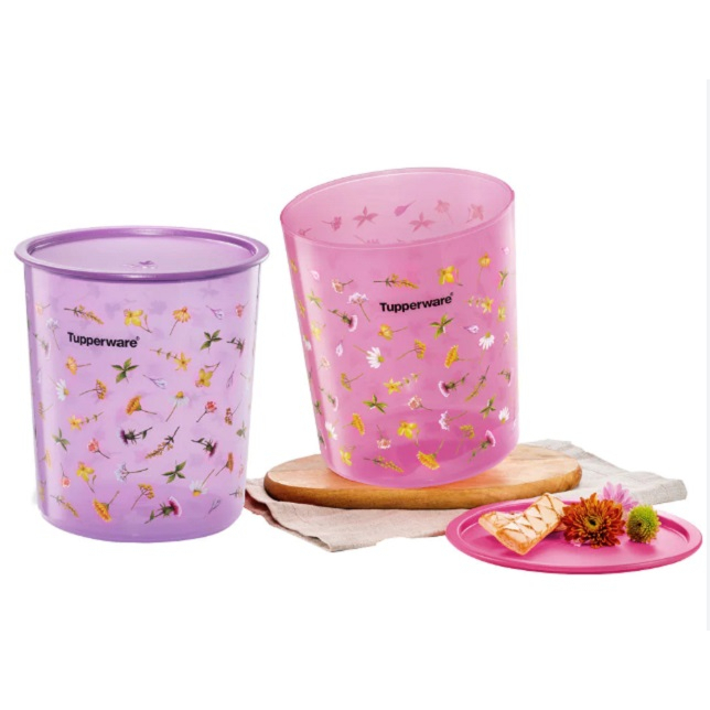 Tupperware Spring Bloom Maxi Canister 5.5L(1) | Shopee Singapore
