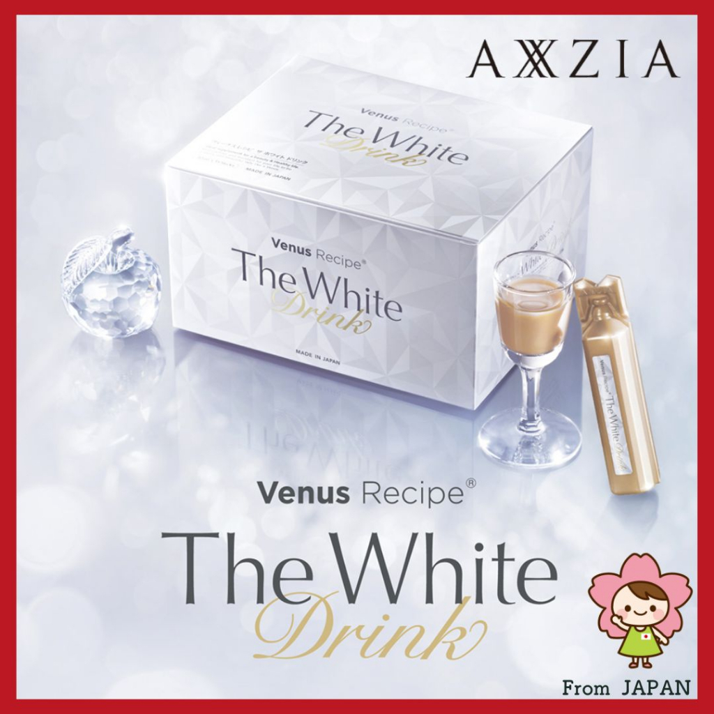 AXXZIA Venus Recipe The White Drink 450ml(30mL×15 Bottles) Beauty Drink ...